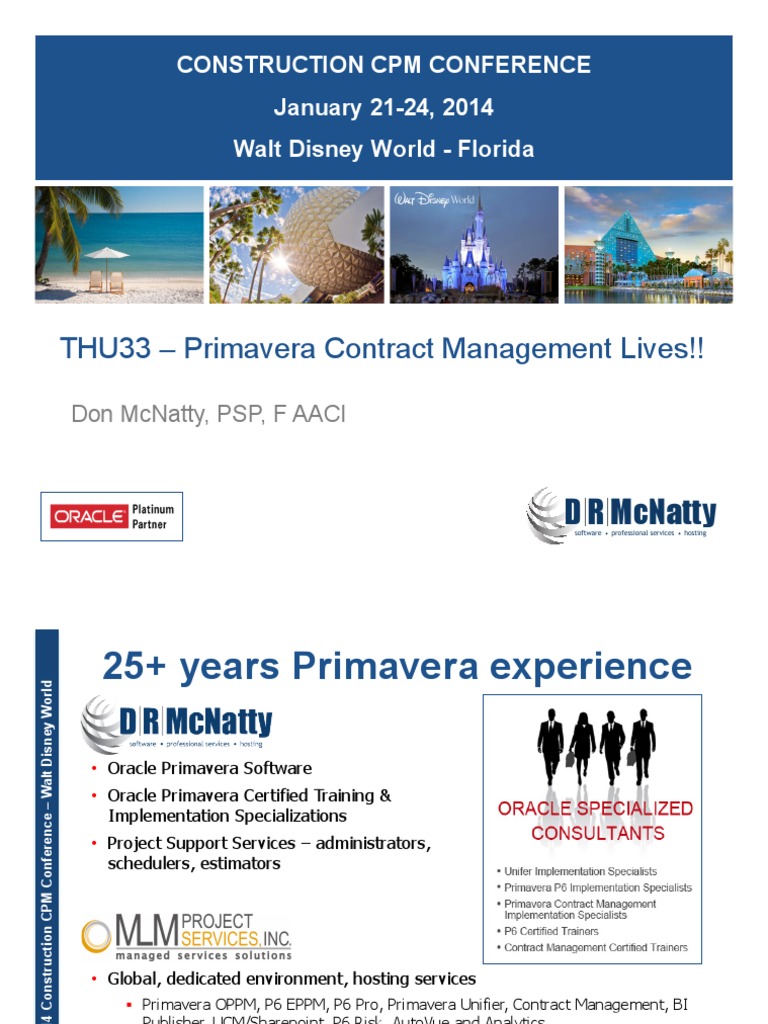 Extending the Lifespan of Oracle Primavera Contract Management ...