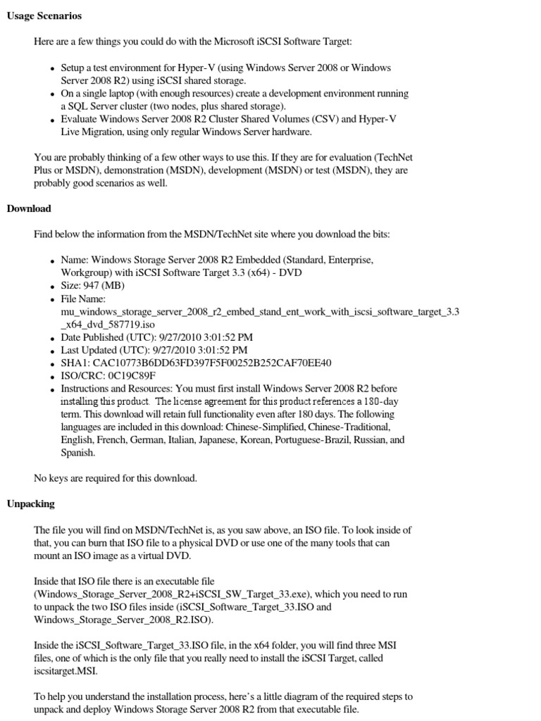 Windows Storage Server 2008 R2 | PDF | Hyper V | Windows Server 2008