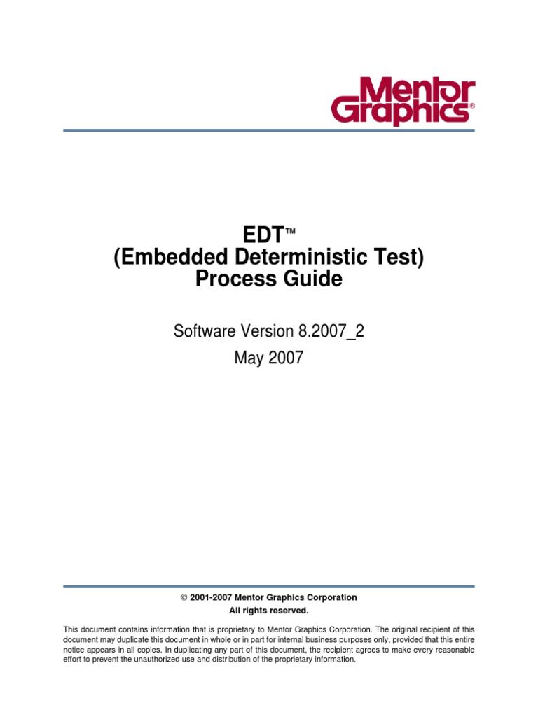 Edt Deterministic Test Guide | PDF | Software Testing | Integrated Circuit