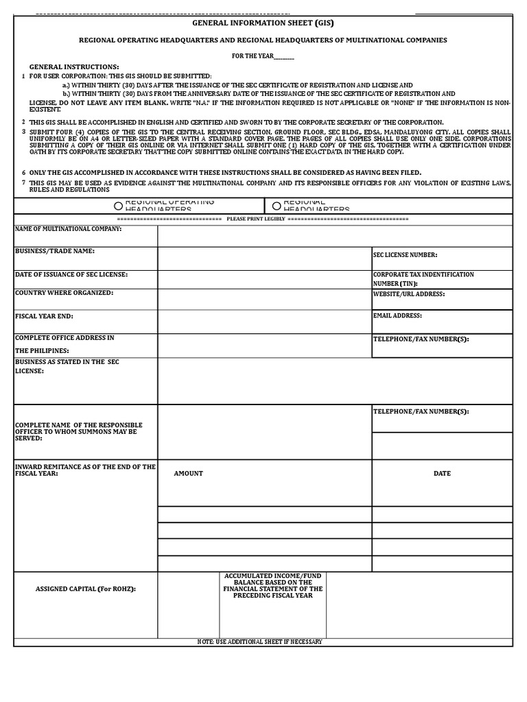 Multinational Company GIS Form 2016 | PDF | Securities (Finance) | U.S ...