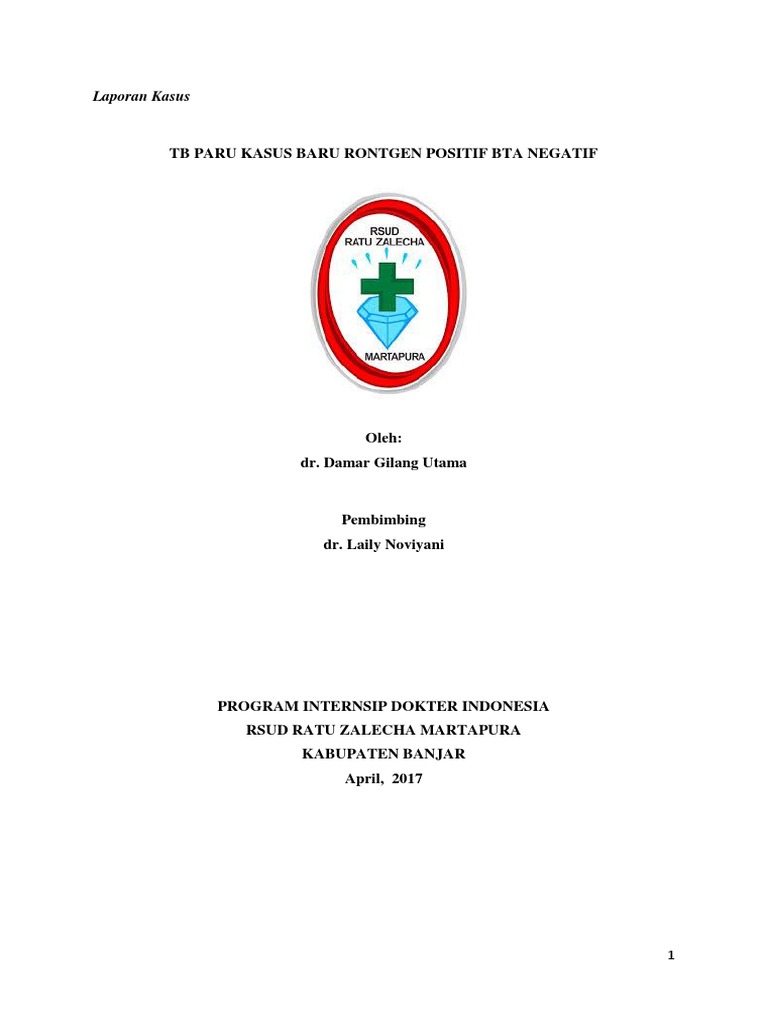 Lapsus TB Paru Kasus Baru Ro + Bta | PDF