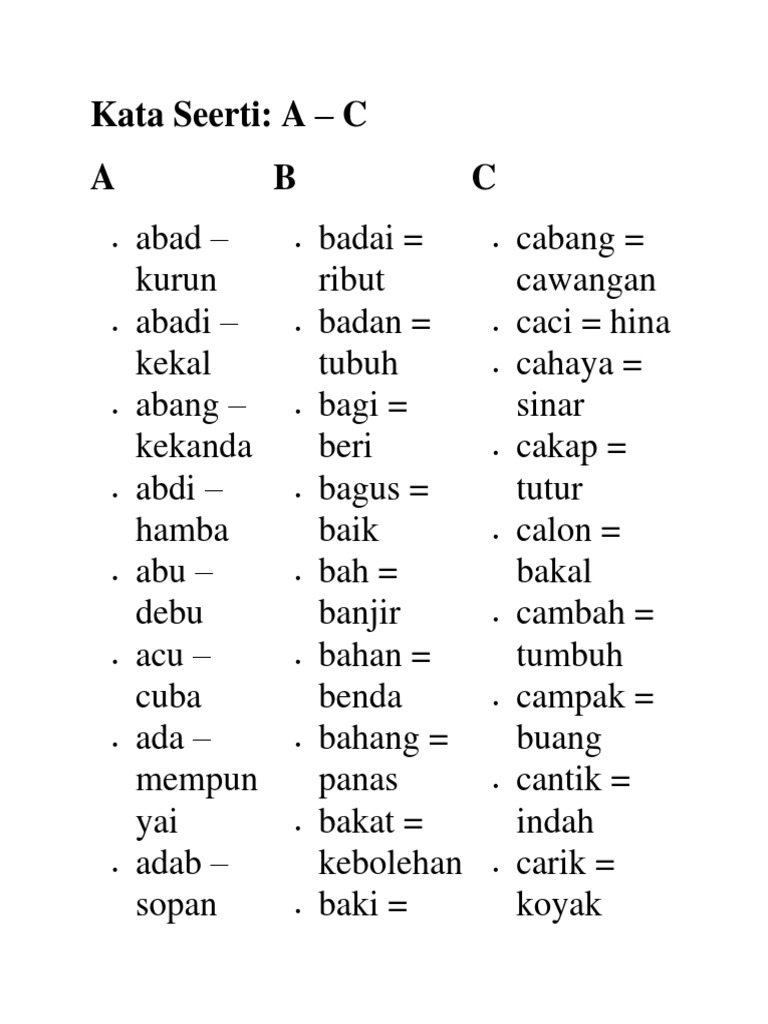 Kata Seerti | PDF