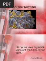 Oncology Nursing Notes | PDF | Hematopoietic Stem Cell Transplantation ...