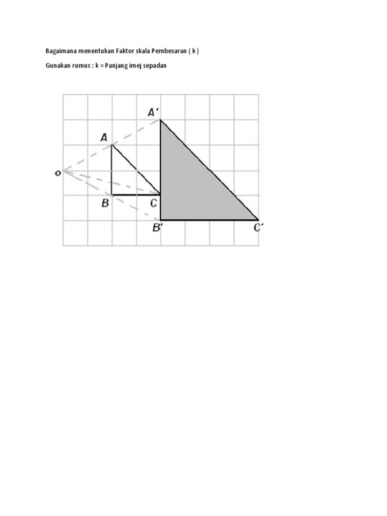 Bagaimana Menentukan Faktor Skala Pembesaran | PDF