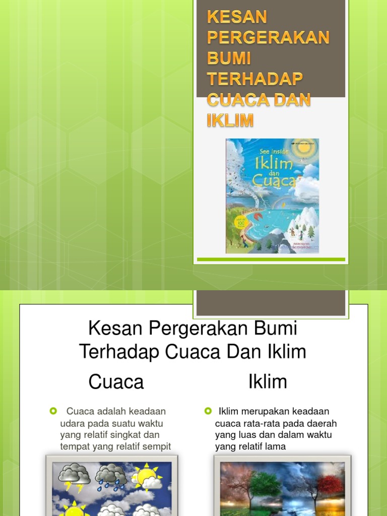 Kesan Pergerakan Bumi Terhadap Cuaca Dan Iklim | PDF