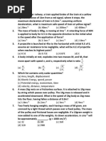 Physics Ss1 First Term | PDF | Force | Acceleration