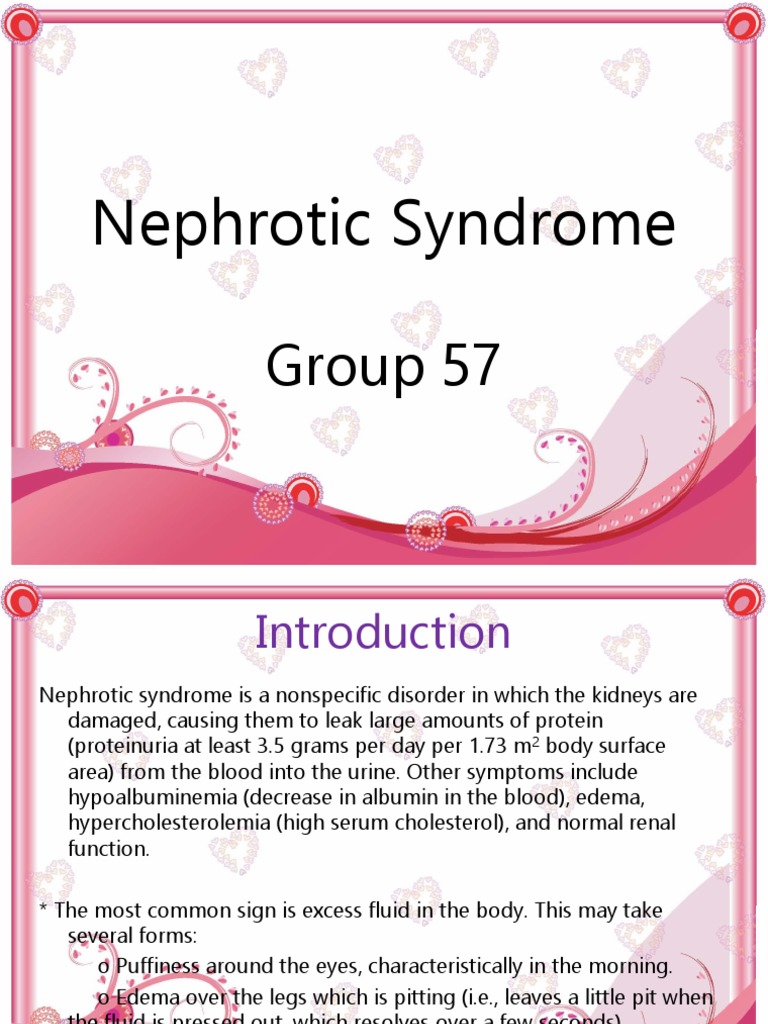 Nephrotic Syndrome | PDF | Kidney | Urinary System