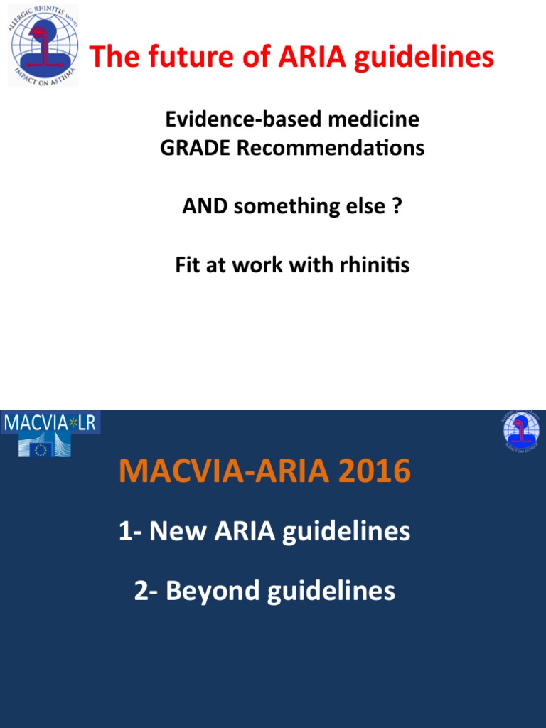 Future Directions for ARIA Guidelines | PDF | Allergen | Allergy