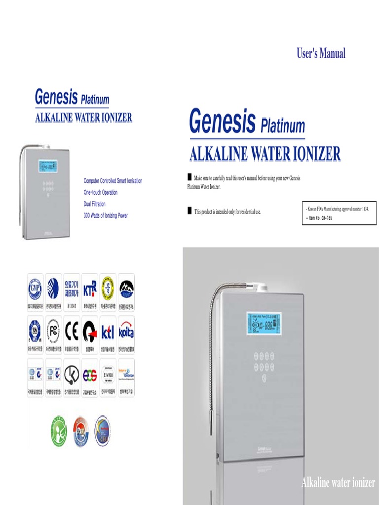 Genesis Platinum Manual 8090 | PDF | Radical (Chemistry) | Ion