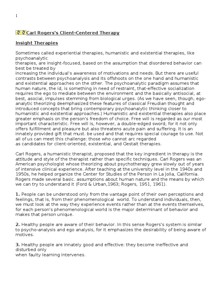 Understanding Carl Rogers's Client-Centered Therapy: An In-Depth Look ...