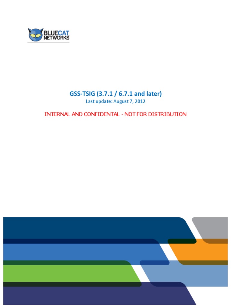 GSS Tsig | PDF | Domain Name System | Cryptography