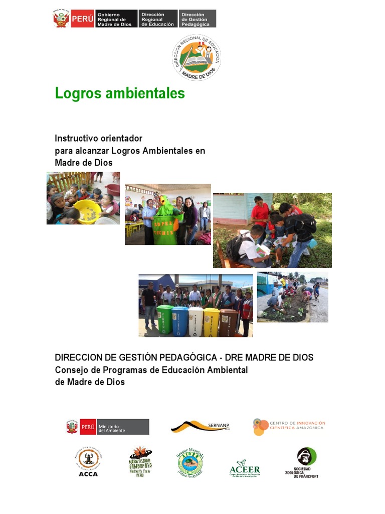 Instructivos Logros Ambientales - Editado DGP | PDF | Residuos ...