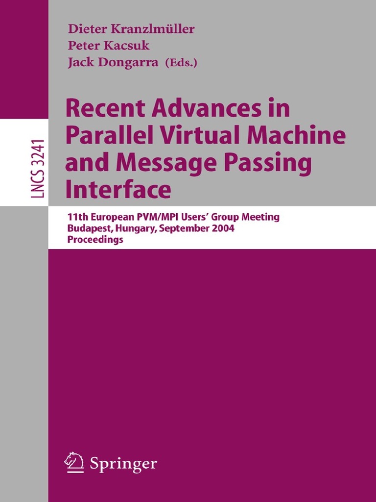Recent Advances MPI | PDF | Grid Computing | Message Passing Interface
