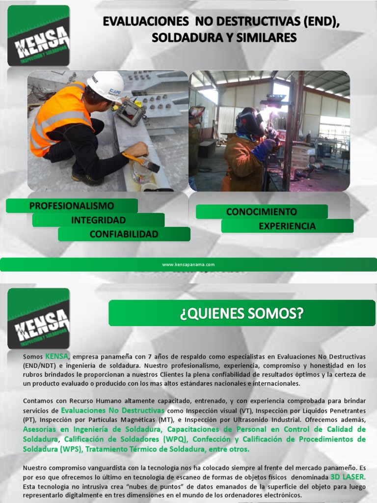 Brochure Kensa | PDF | Soldadura | Construcción
