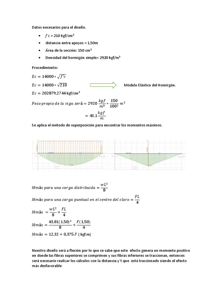 Viga T Invertida COncreto Simple | PDF | Ciencia de los materiales ...