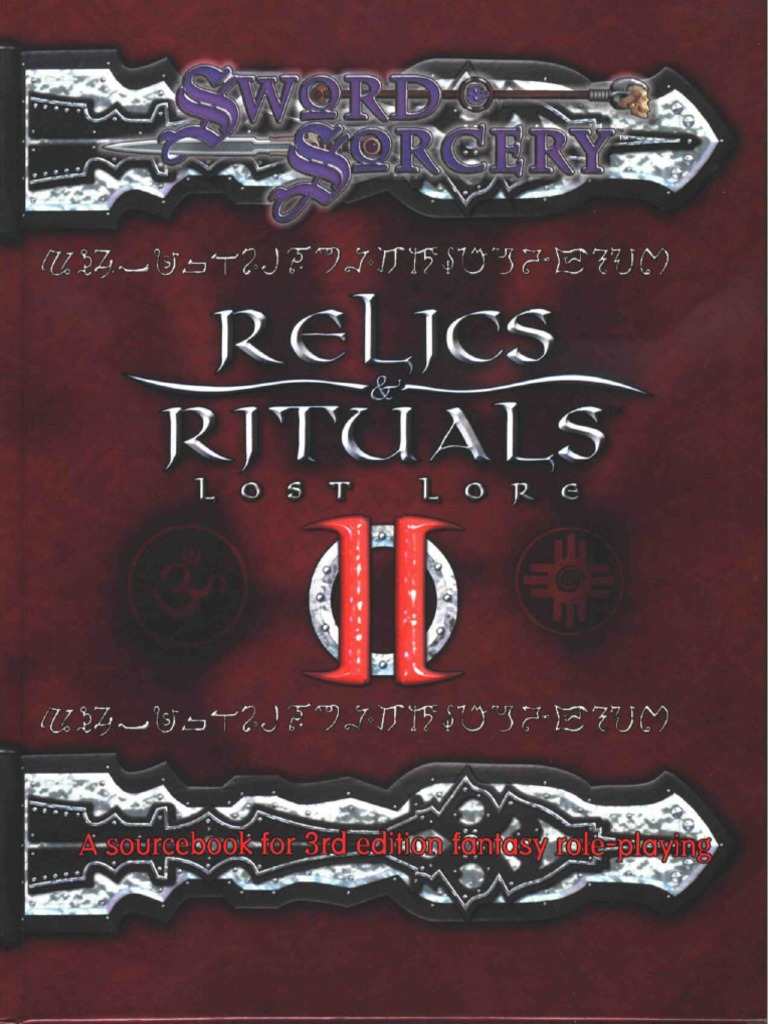 WW8314 Relics & Rituals 2 - Lost Lore PDF | PDF | D20 System | Magic ...