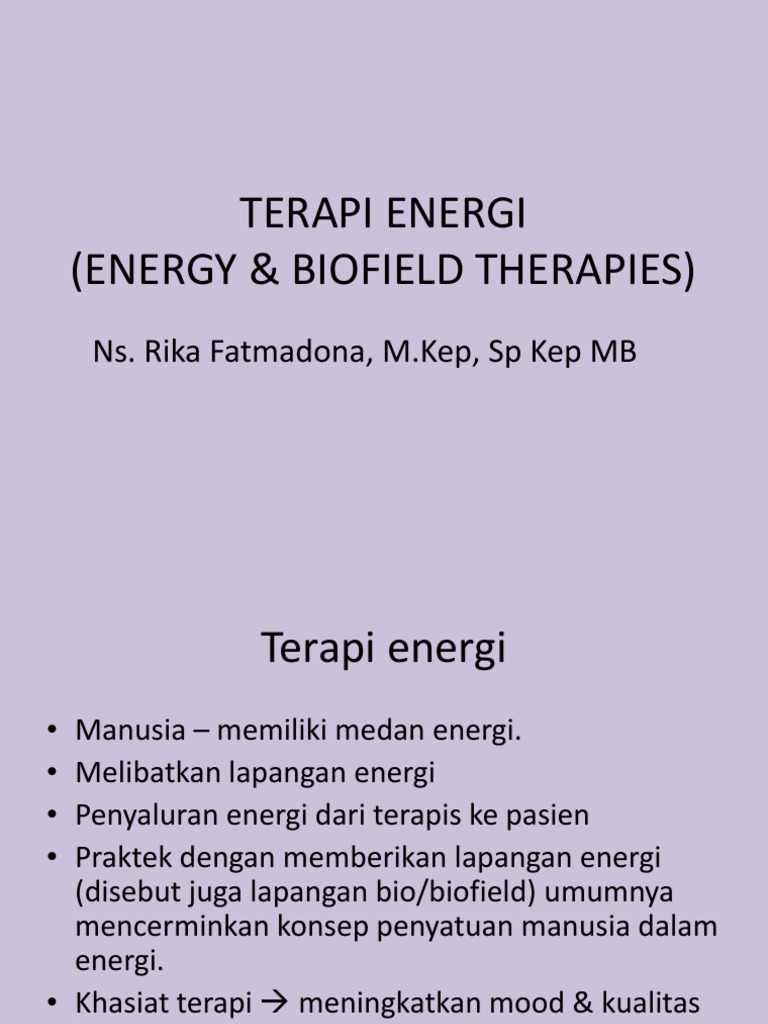 Dokumen - Tips Terapi Energi 1 | PDF