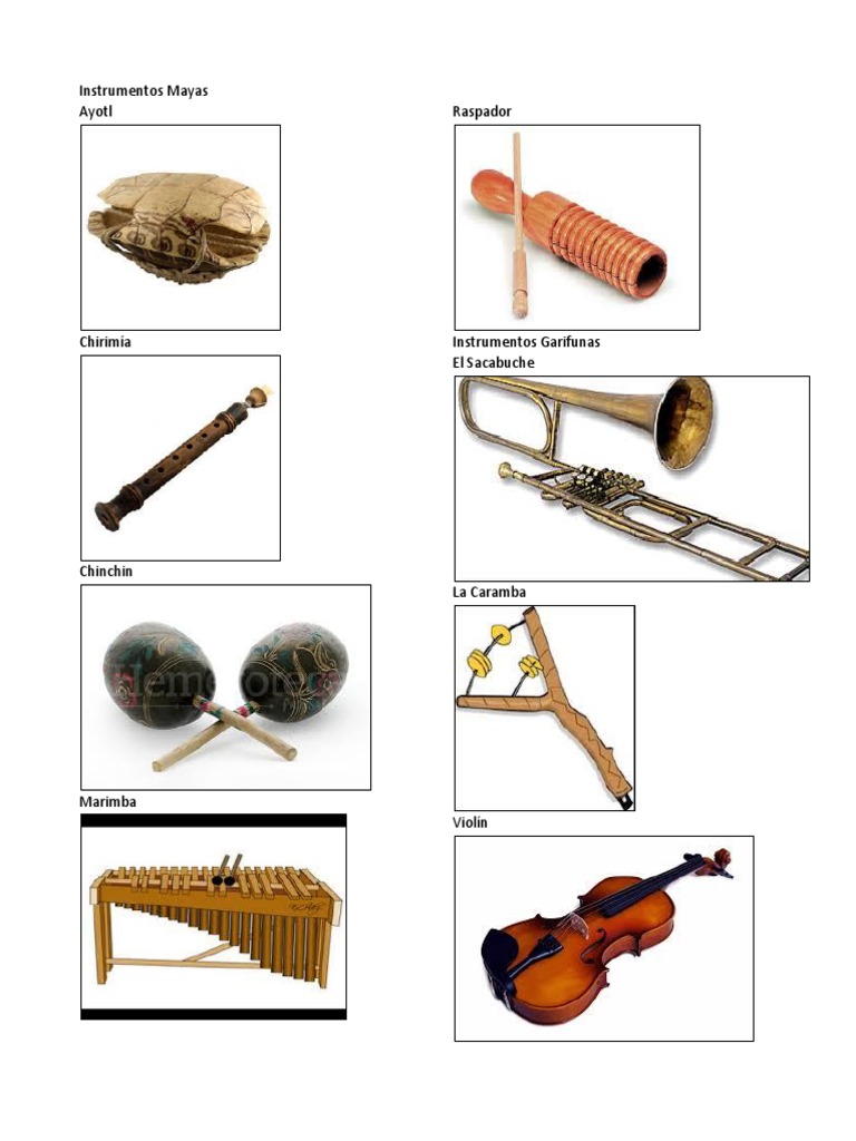 Instrumentos de Los Pueblos de Guatemala | PDF