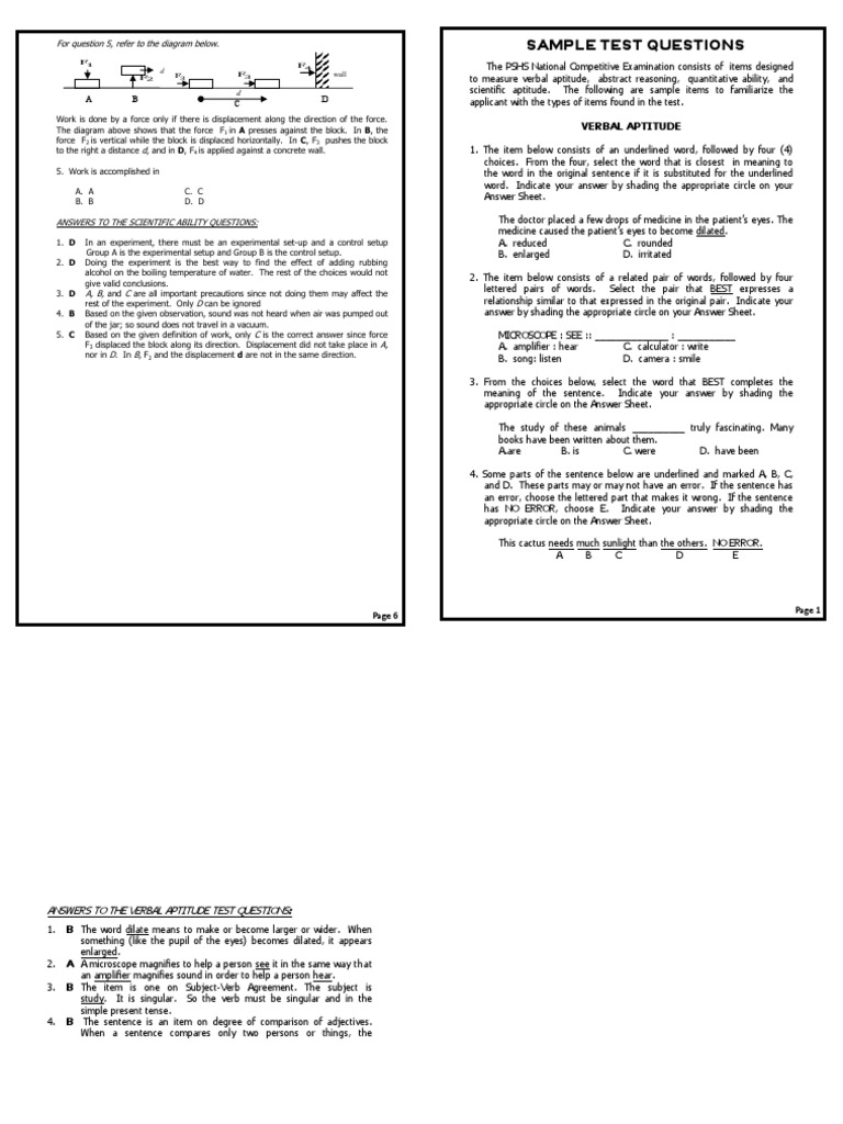 NCE Sample Test Questions (2015) | Download Free PDF | Test (Assessment ...