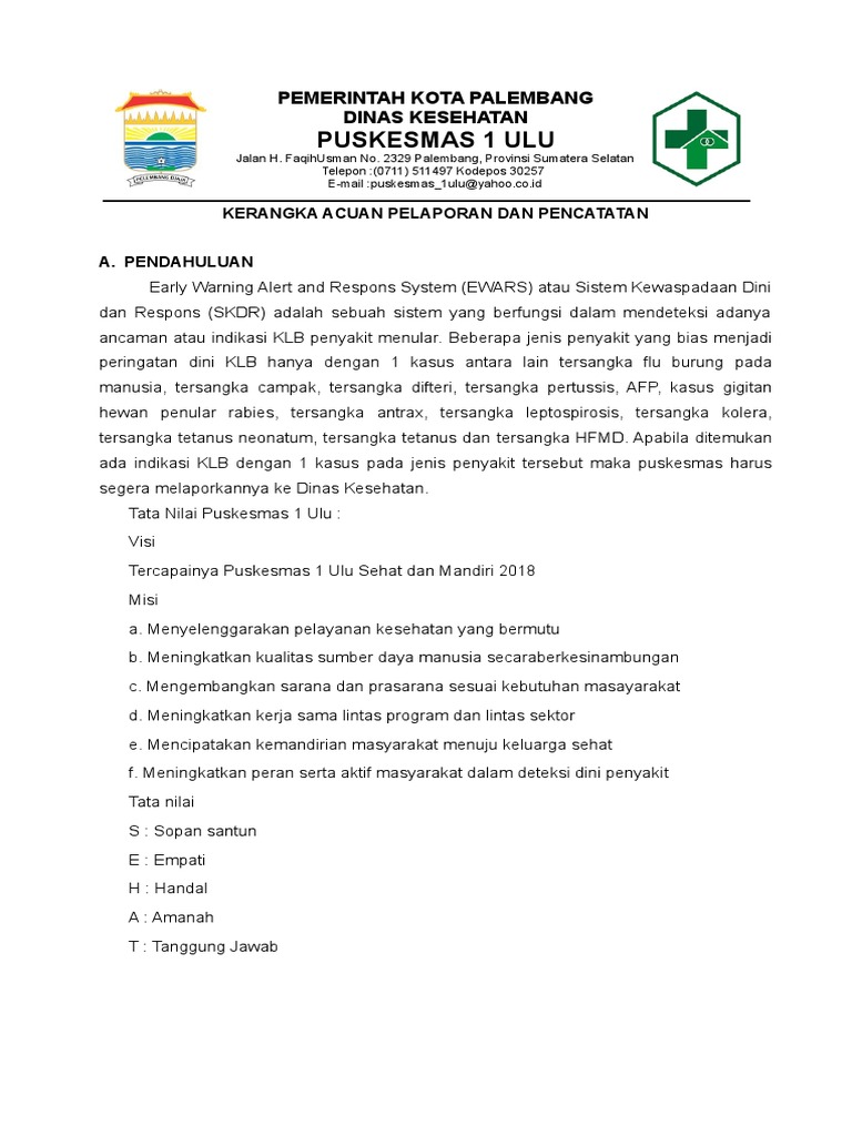 Kak Laporan SKDR | PDF