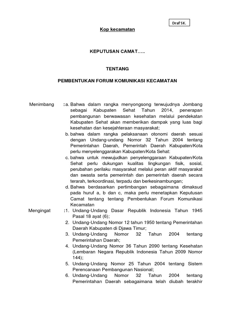 SK | PDF | Karier & Perkembangan | Griya & Taman