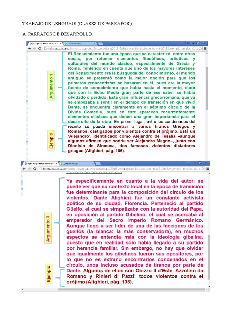 Ejemplos de Parrafos | PDF | Ropa | Naturaleza