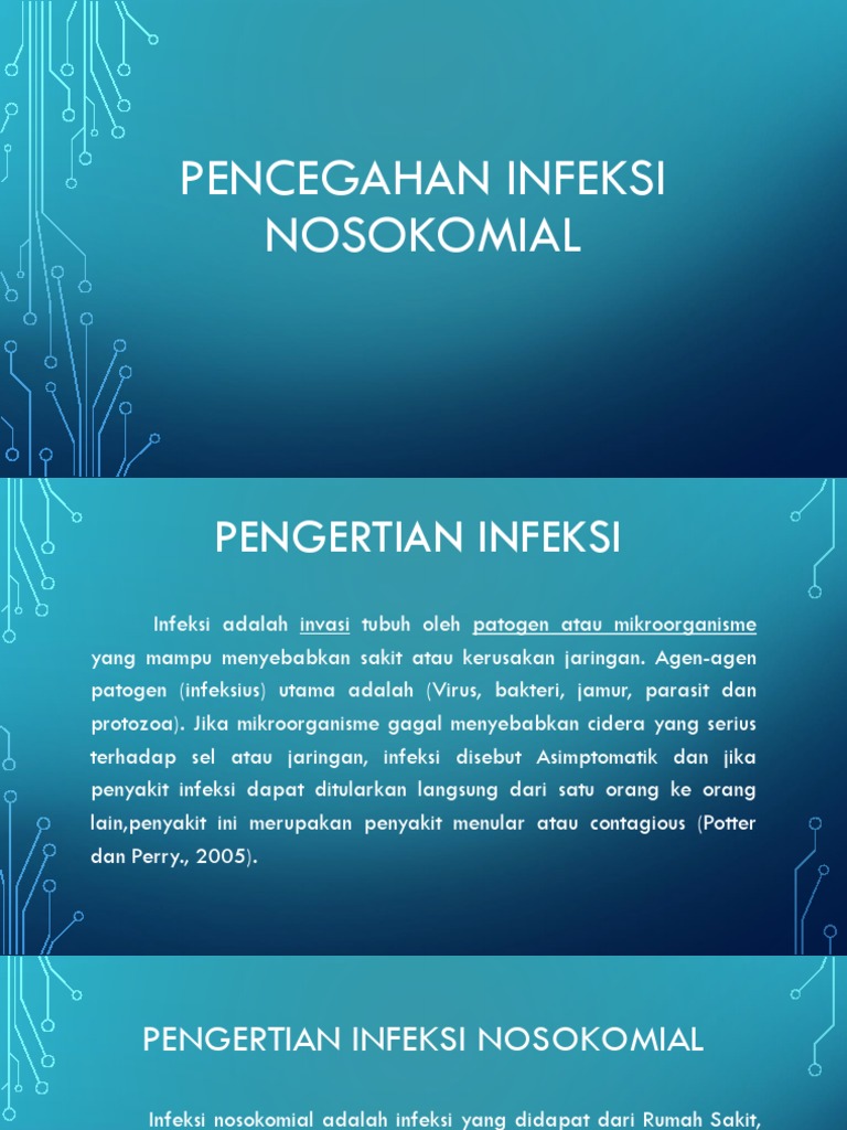 Pencegahan Infeksi Nosokomial | PDF