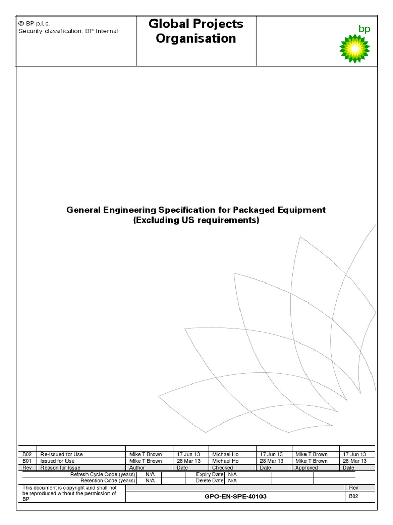 Gpo en Spe 40103 Suppliercopy (General Spec) | PDF | International ...