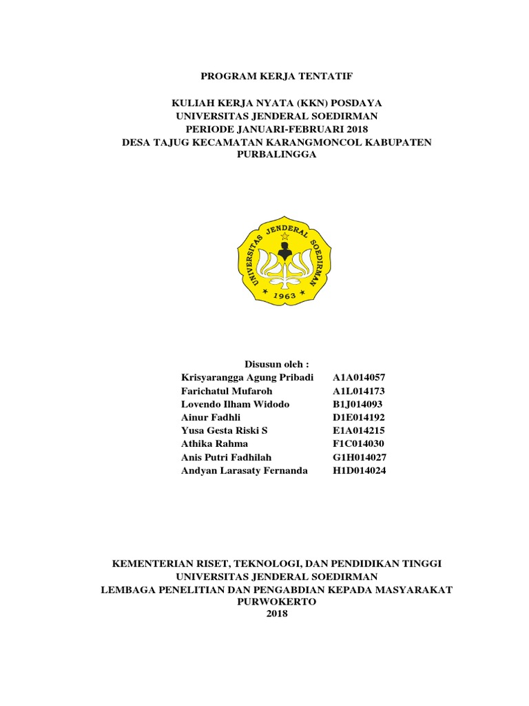 Proker Tentatif | PDF