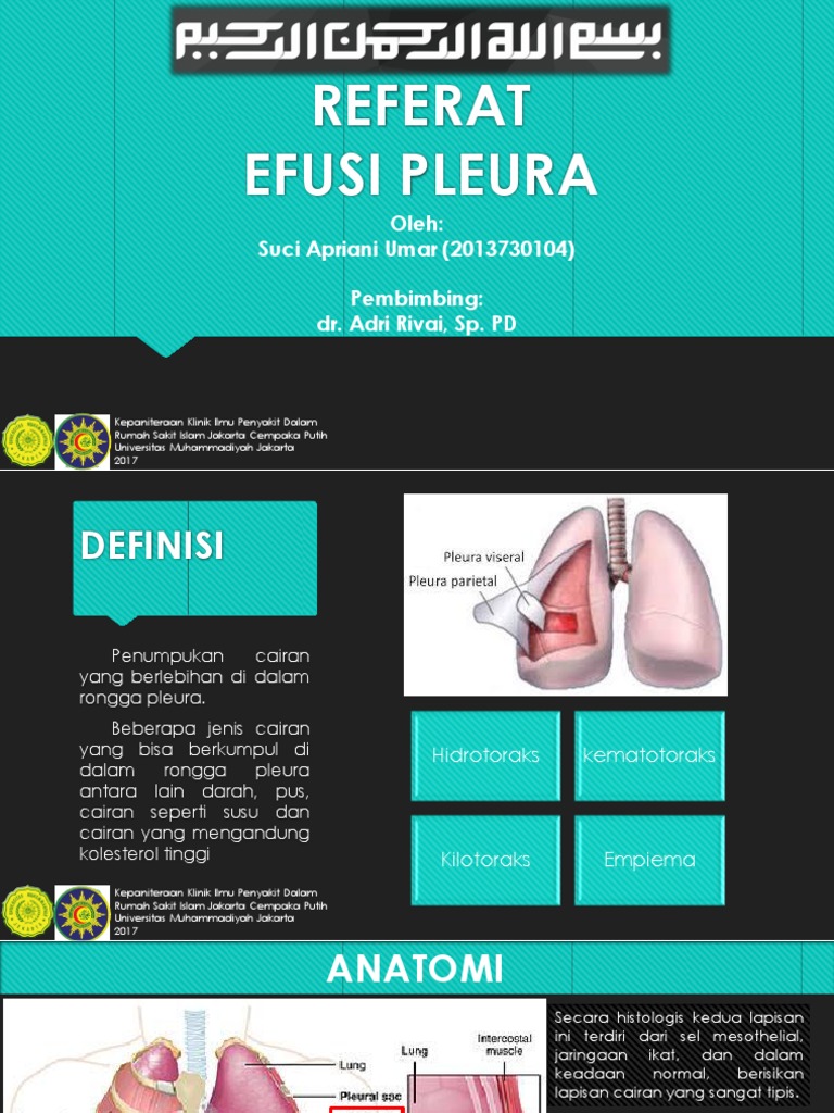 REFERAT-efusi Pleura | PDF