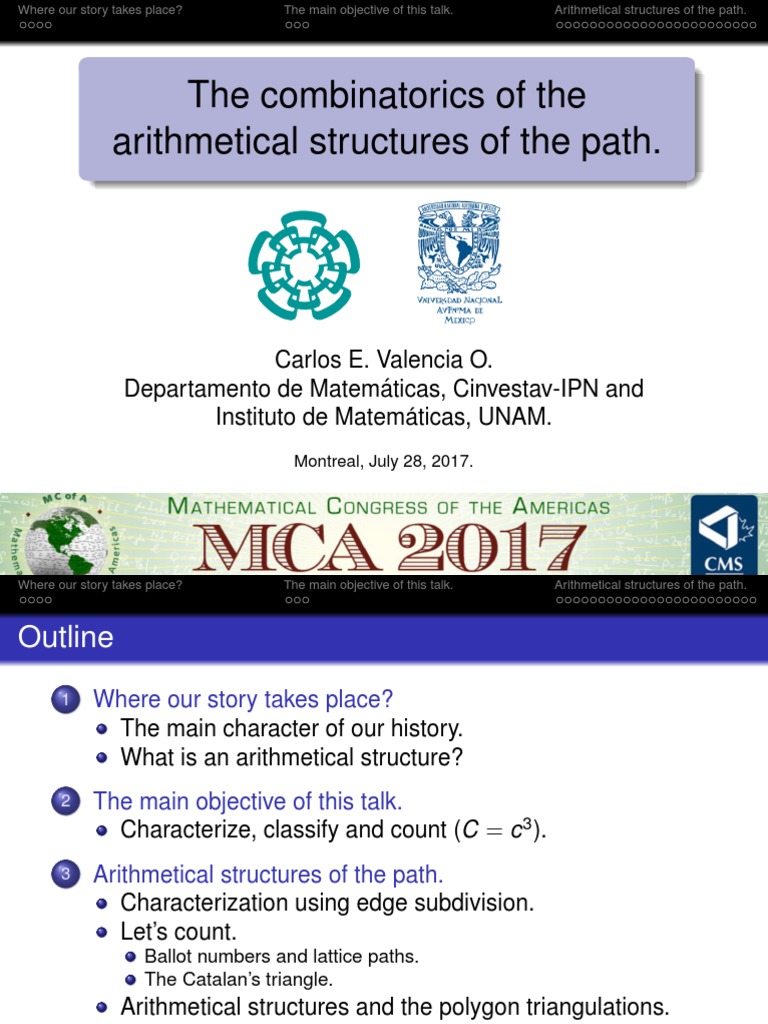 The Combinatorics of The Arithmetical Structures of The Path | PDF ...