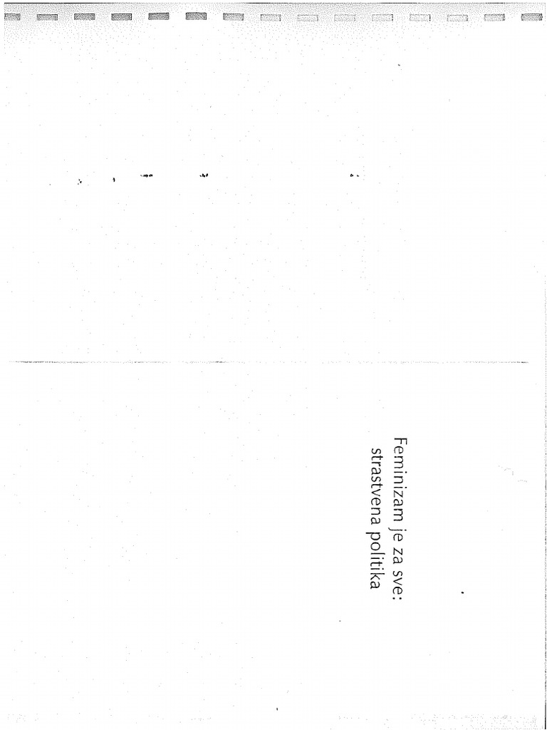 Bell Hooks - Feminizam Je Za SveAA | PDF