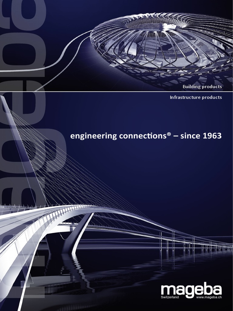 01 Mageba BROCHURE en | PDF | Earthquake Engineering | Bearing (Mechanical)