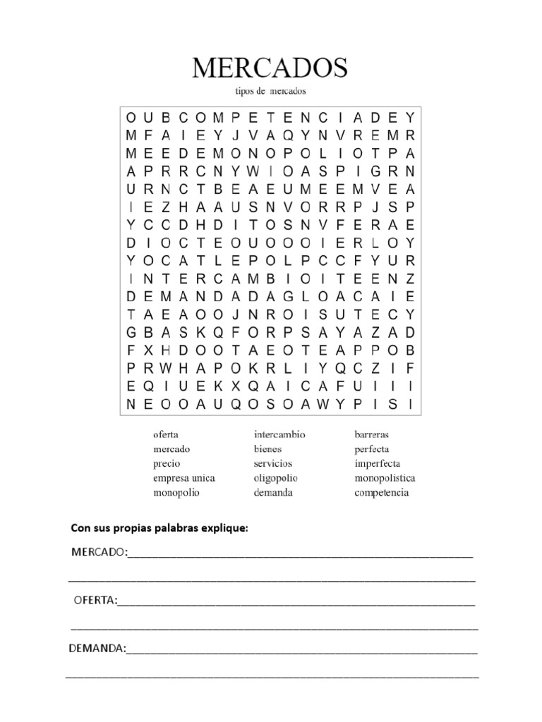 Sopa de Letras | PDF | Finanzas y dinero | Informática