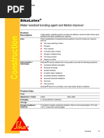 Sikarep® Sa: Product Data Sheet | PDF | Concrete | Mortar (Masonry)