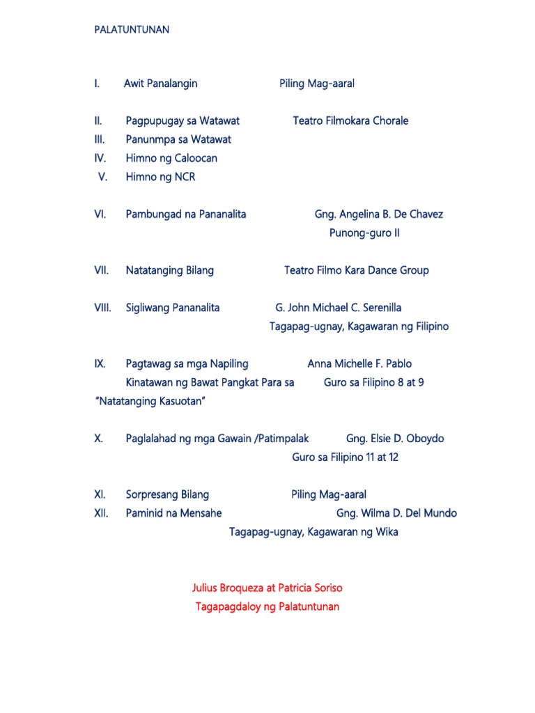 Pagbubukas | PDF