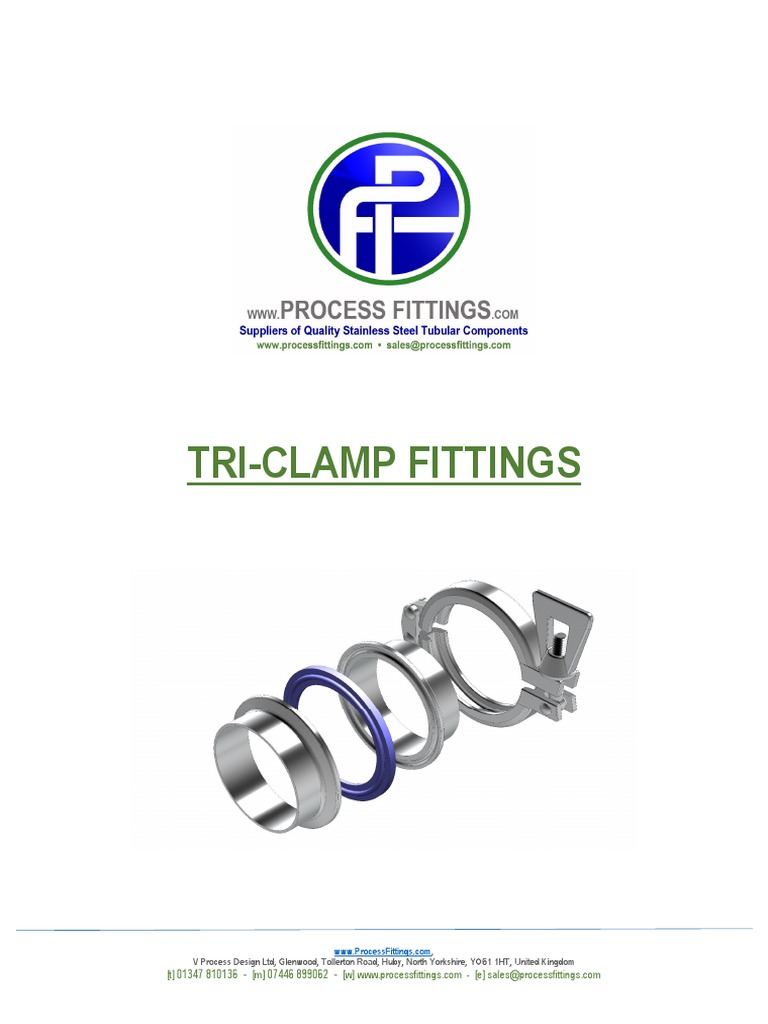 Tri-Clamp Fittings Specifications Guide | PDF | Metalworking | Metals