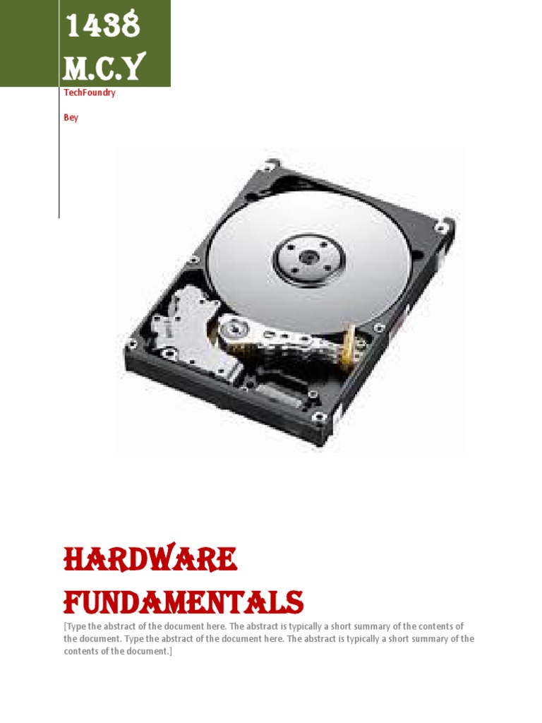 Hardware Fundamentals: Techfoundry Bey | PDF