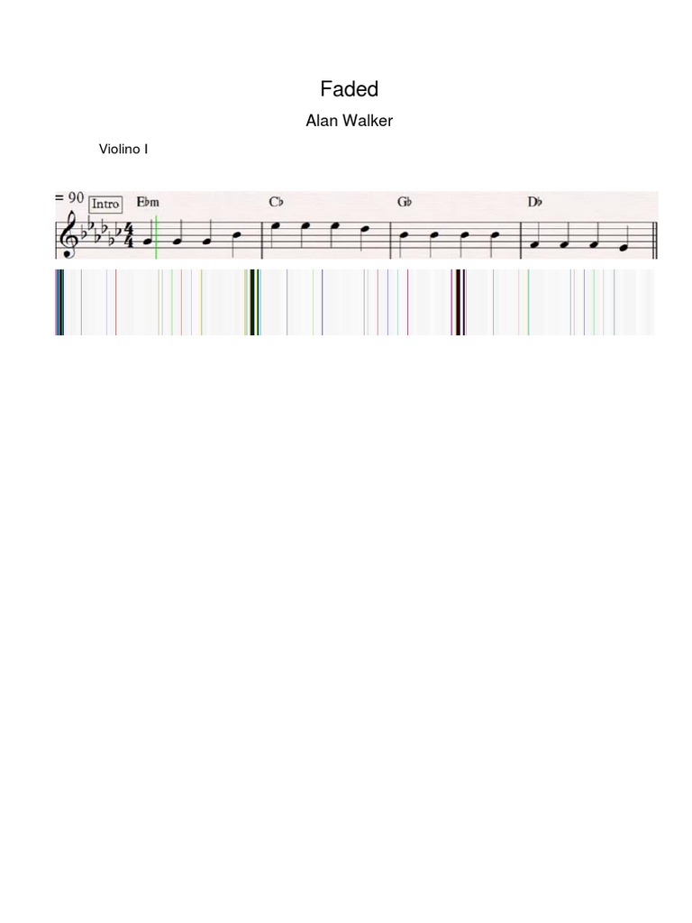 Faded Violin | PDF