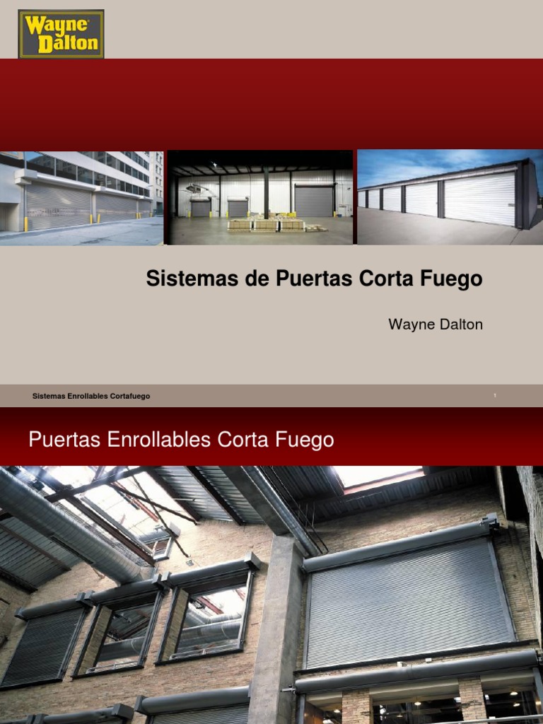 Fermod Sistema de Puertas Cortafuego | PDF | Engranaje | Acero