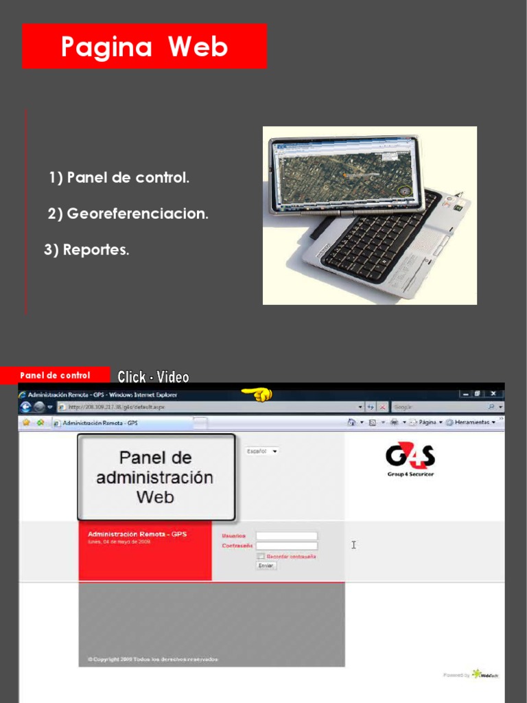 Manual de Usuario Plataforma G4S PATROL | PDF