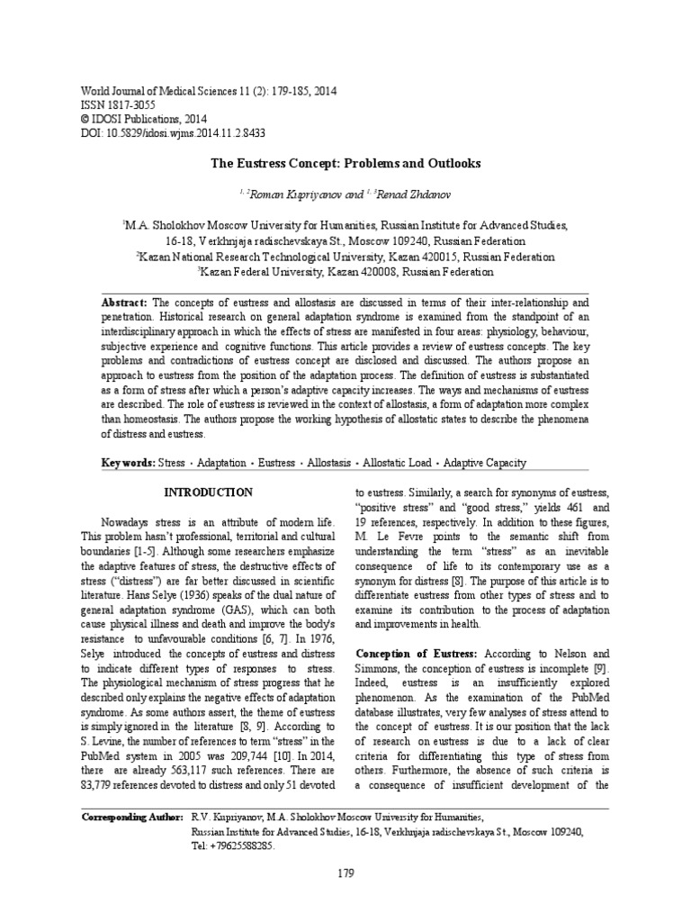 Stress PDF | Download Free PDF | Stress (Biology) | Emotions