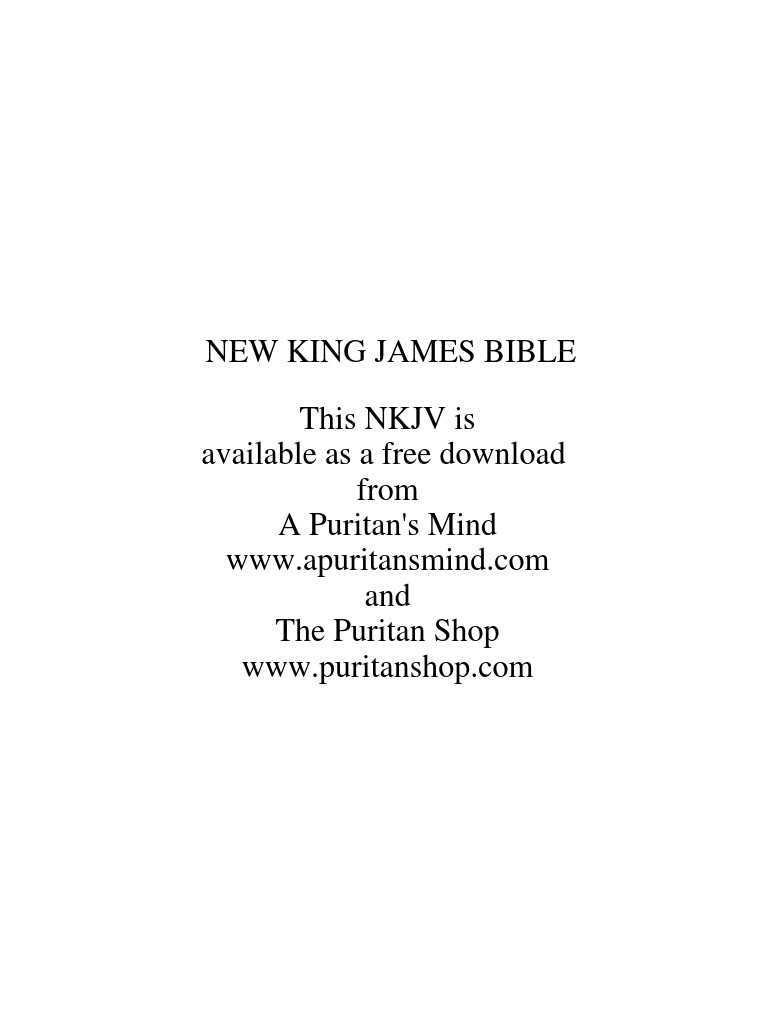 New Kingjames Bible | PDF | Cain And Abel | Christianity