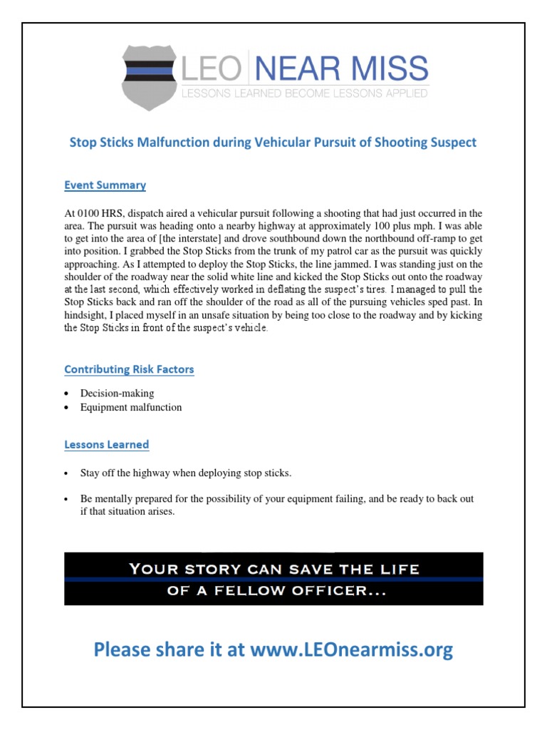 The Near-Miss Files | PDF