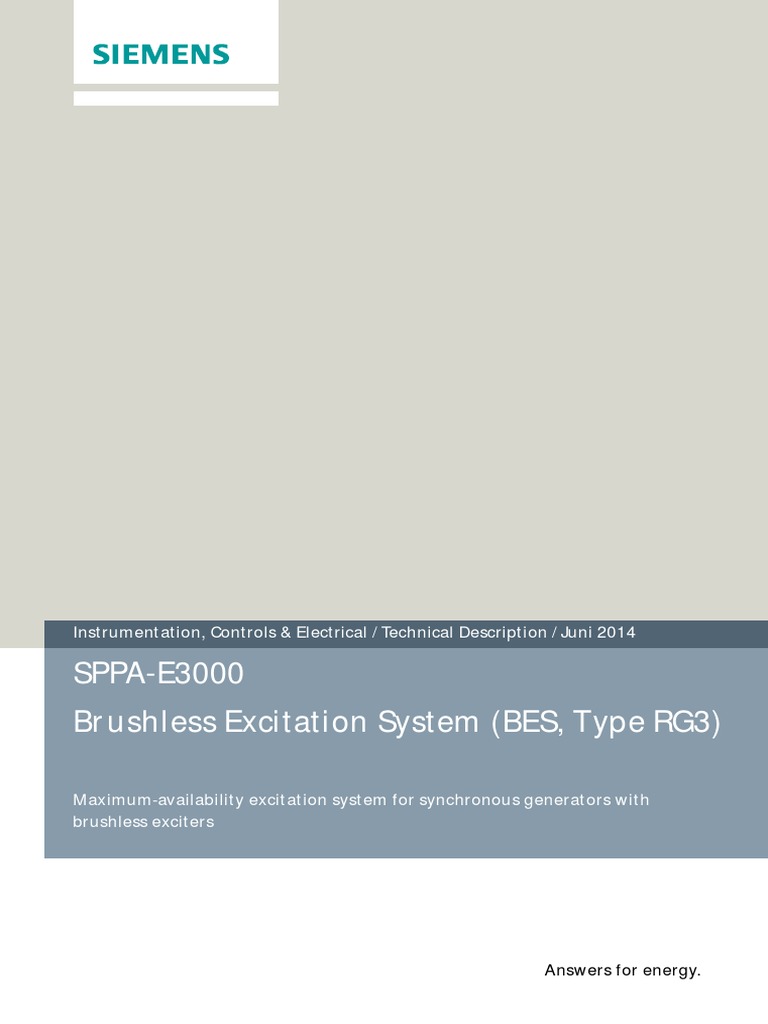 .IEEE Recommended Practice For Excitation System Models For Power ...