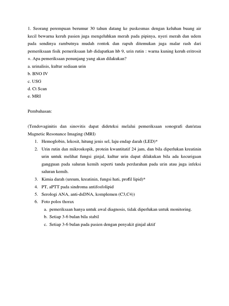 Soal SLE | PDF