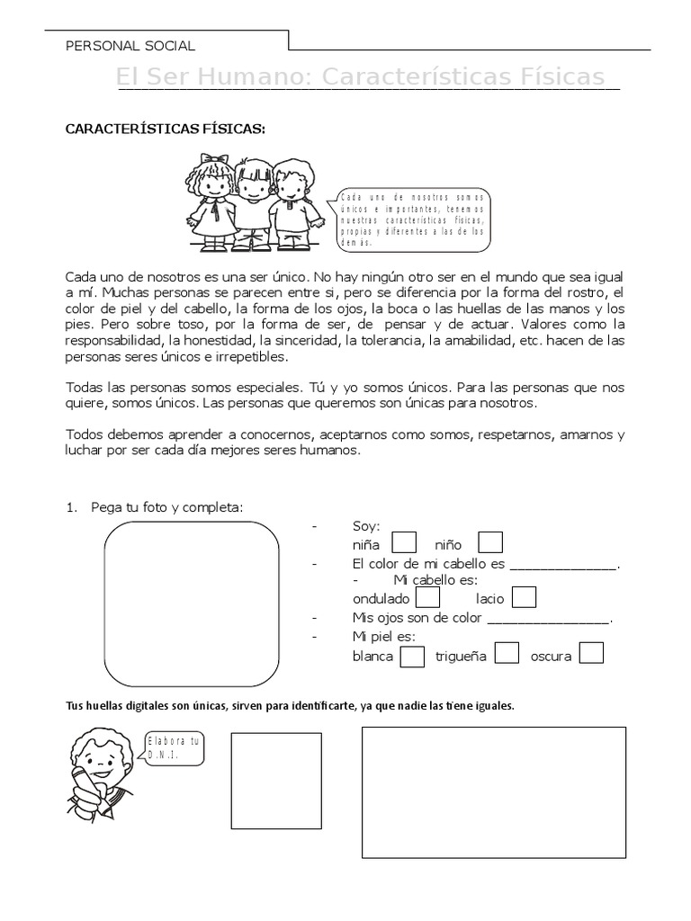 Características Físicas Únicas | PDF | Estilo de vida