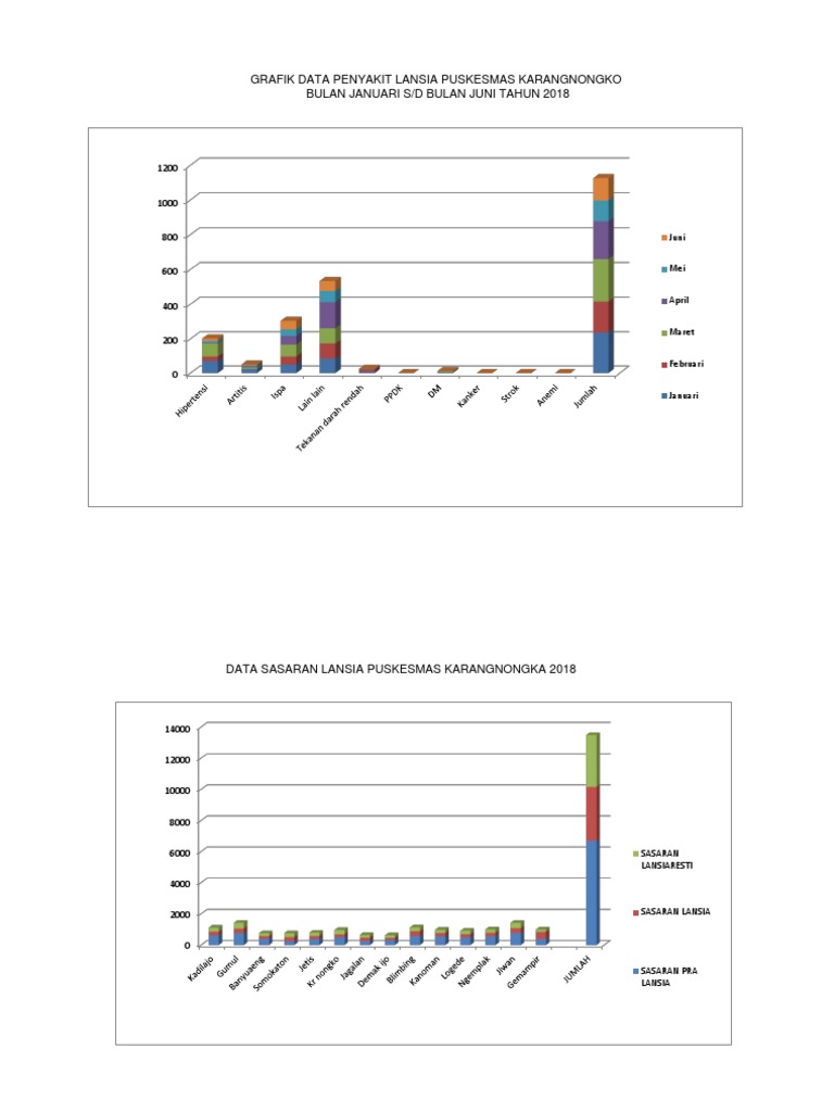 Grafik Data Penyakit Lansia Puskesmas Karangnongko | PDF