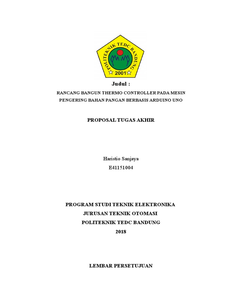 Proposal Tugas Akhir Final | PDF