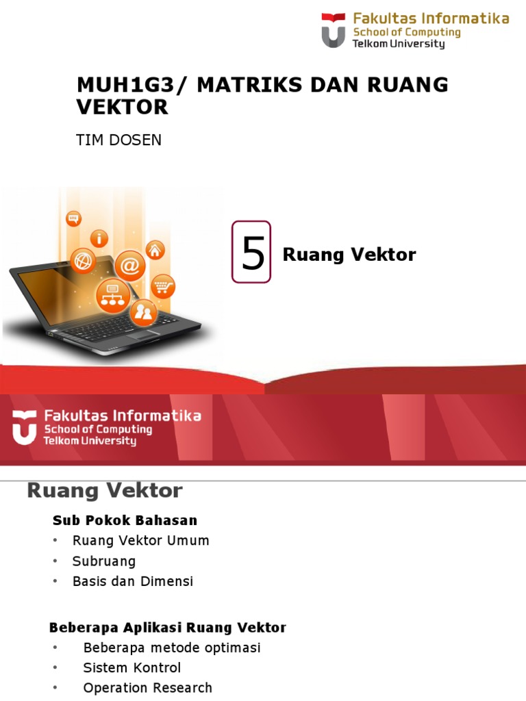 Ruang Vektor | PDF | Metode & Bahan Ajar | Sains & Matematika